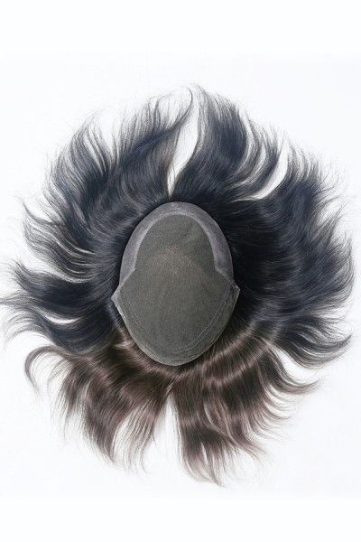 Lace Base With 1 Inch Wide PU Side and Back Hair Replacement System ...